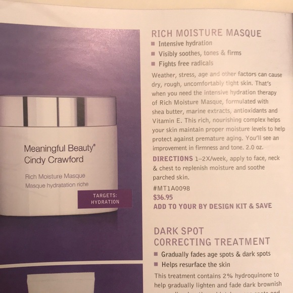Meaningful Beauty | Makeup | Meaningful Beauty Rich Moisture Mask ...